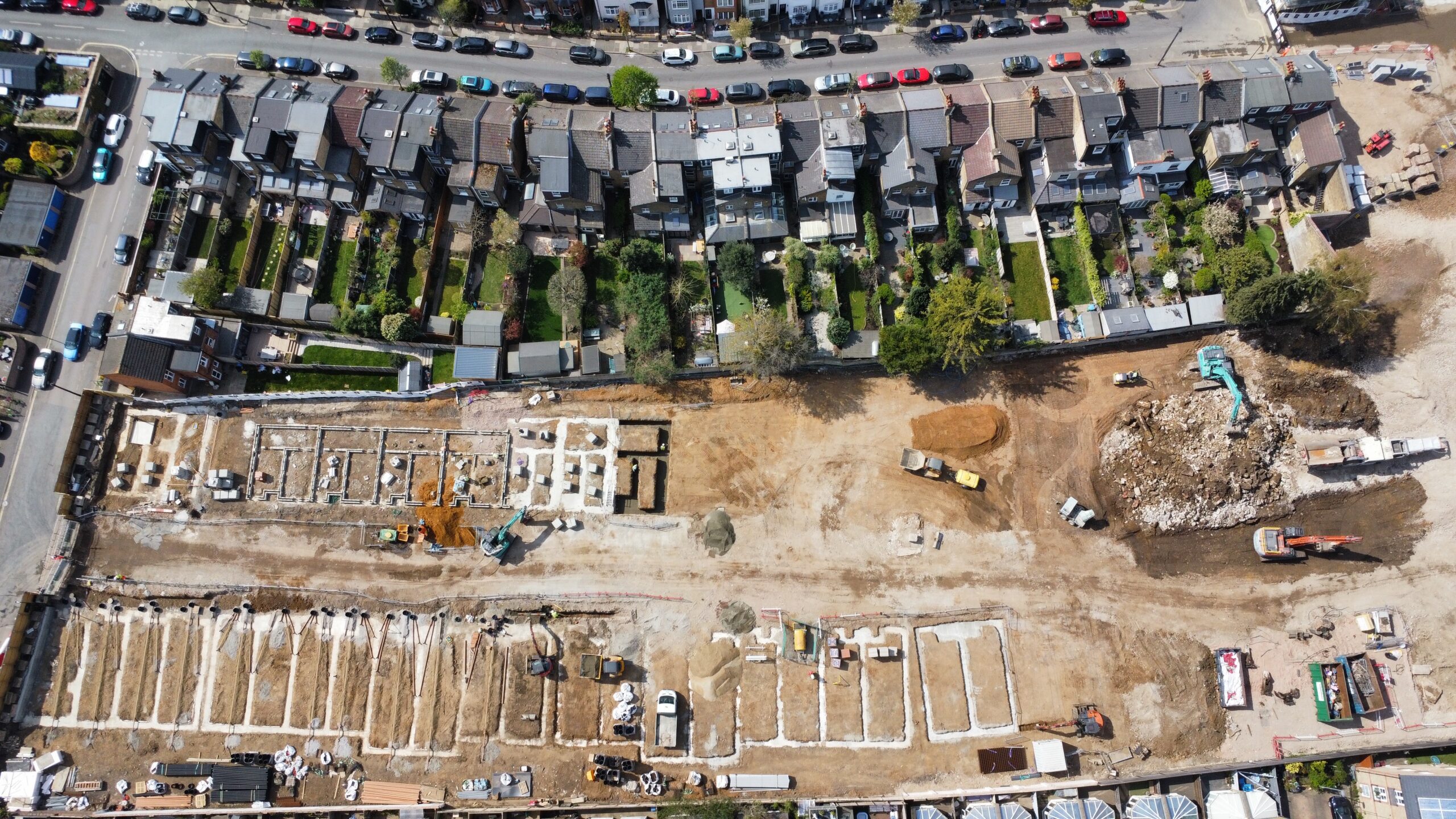 Twickenham Green | London Square's Construction site for Twickenham Green