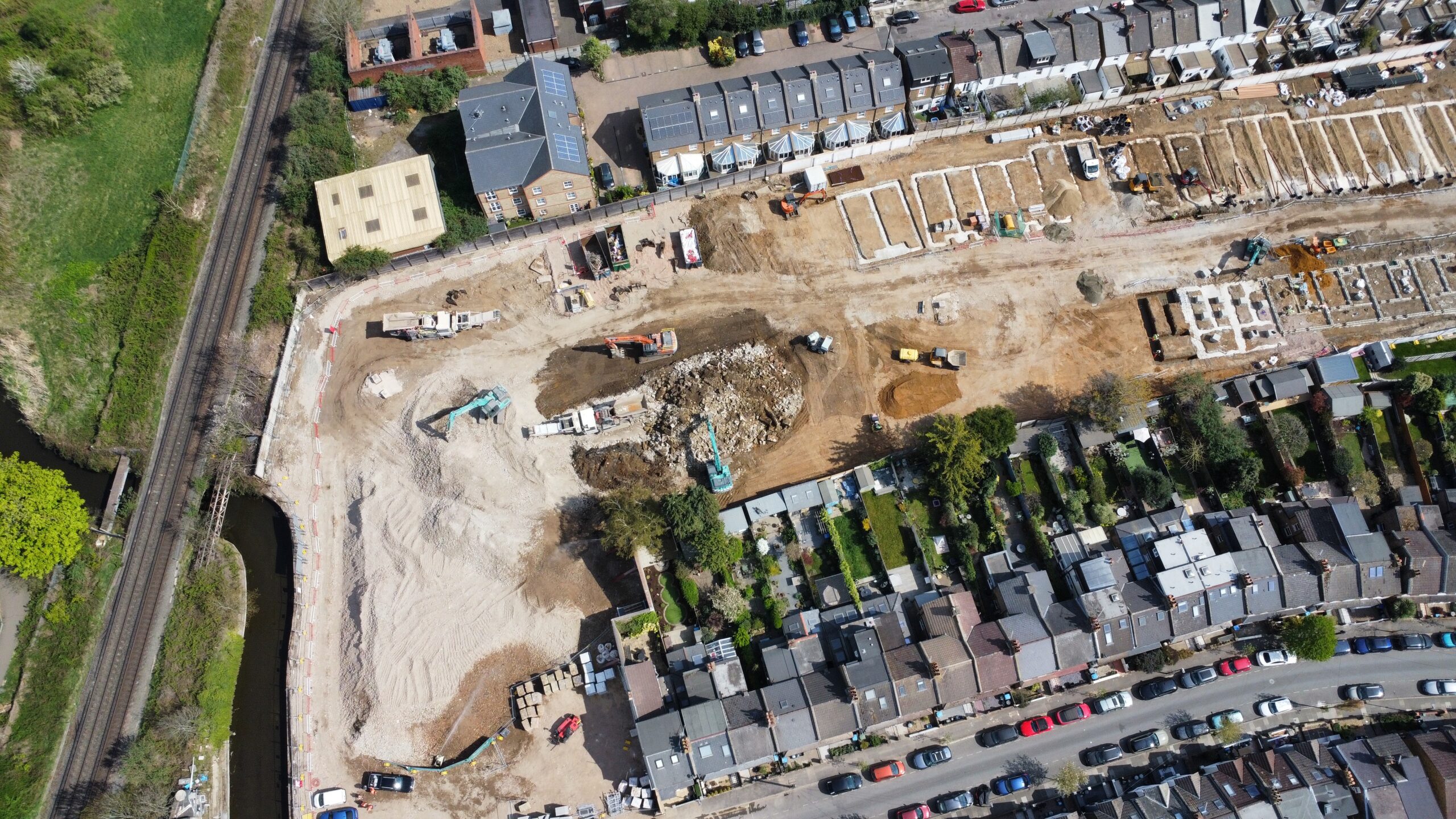 Twickenham Green | London Square's Construction site for Twickenham Green