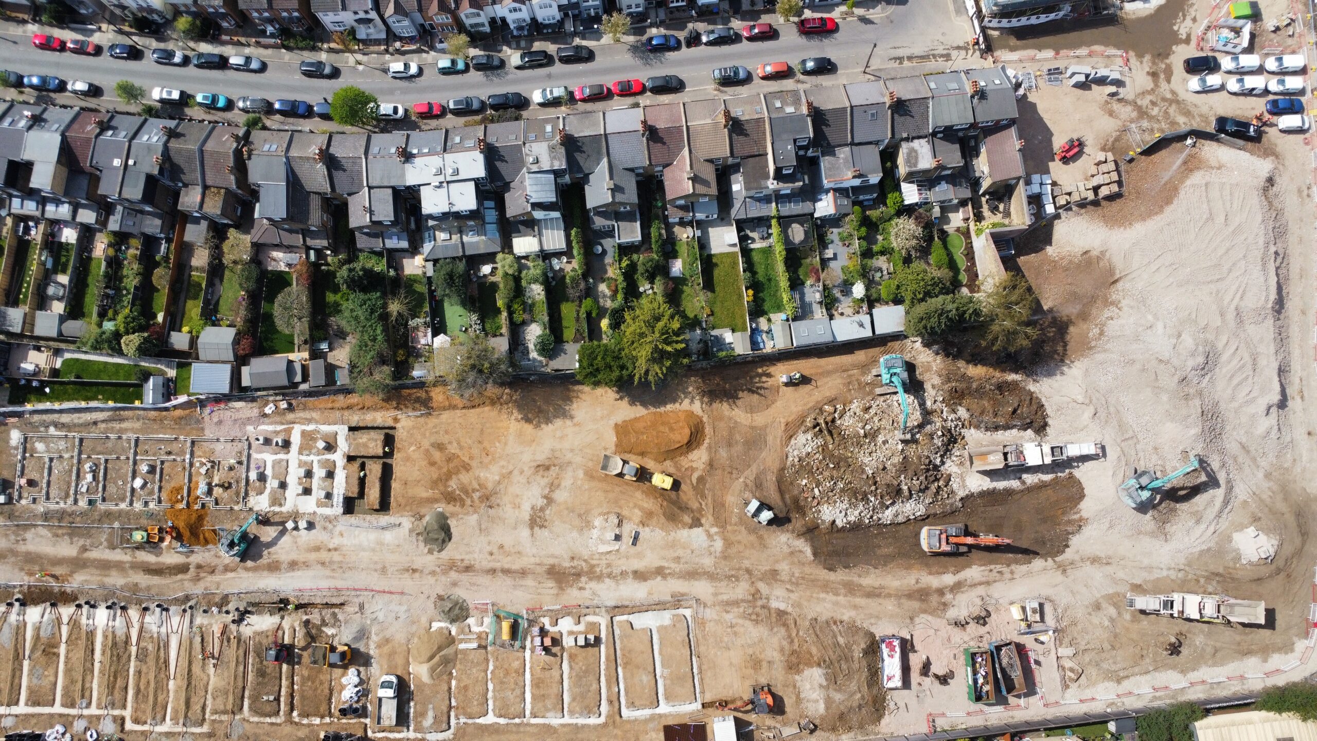 Twickenham Green | London Square's Construction site for Twickenham Green